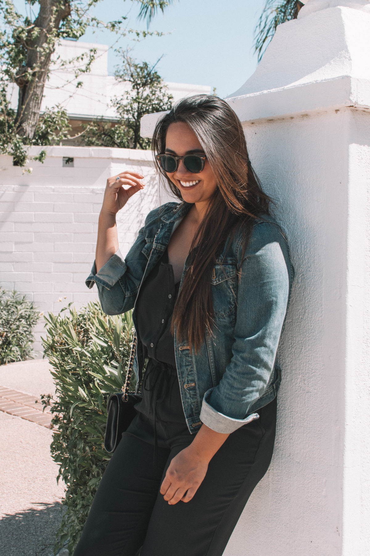 2 Easy Ways to Style a Black Jumpsuit for Summer - Curated by Kirsten