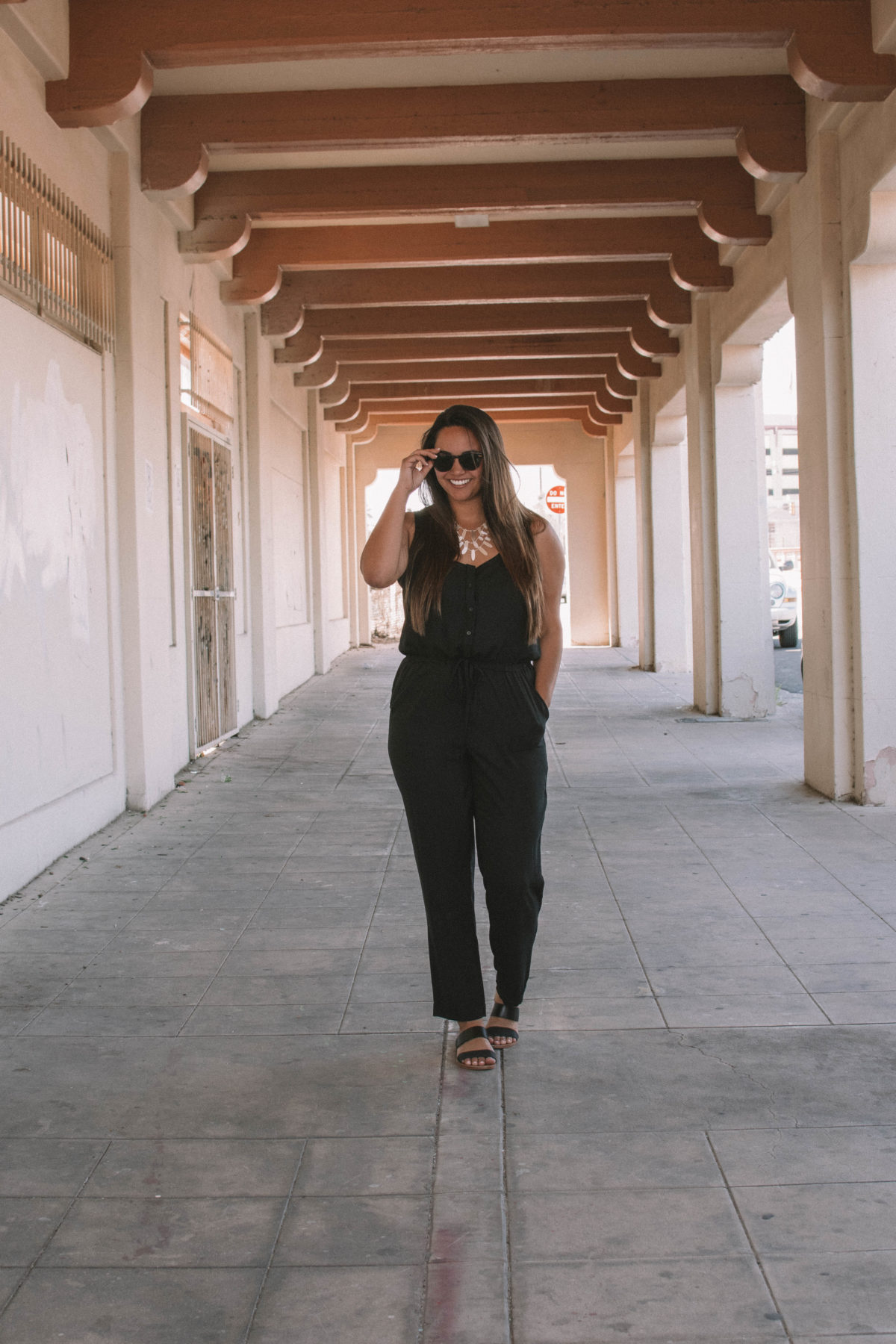 2 Easy Ways to Style a Black Jumpsuit for Summer - Curated by Kirsten